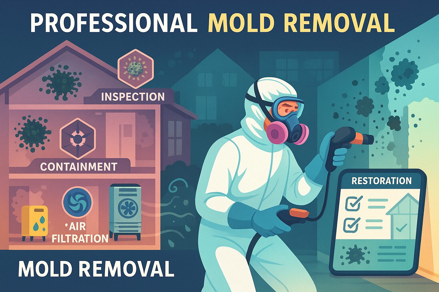Mold Removal Process: Step-by-Step Guide for Homeowners | EnviroPro 360